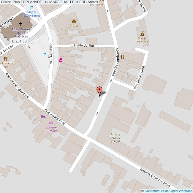 Esplanade du MARÉCHAL LECLERC Ardres