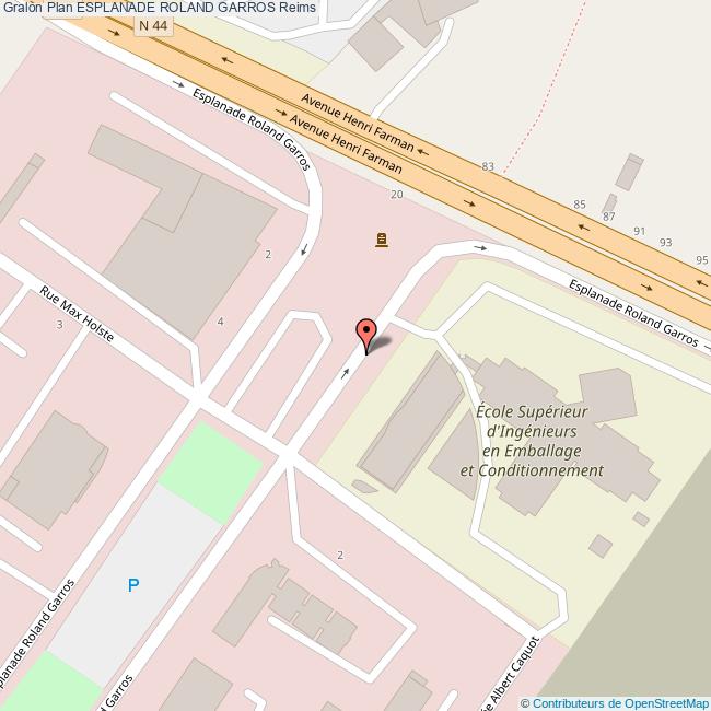 Esplanade ROLAND GARROS Reims