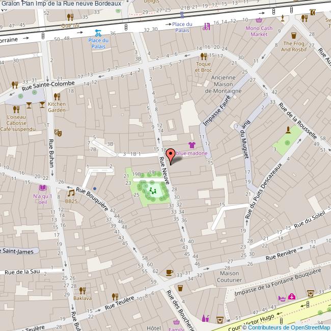 Impasse de la Rue neuve Bordeaux