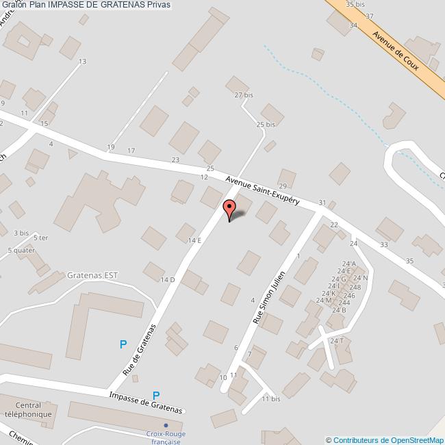 Impasse de GRATENAS Privas