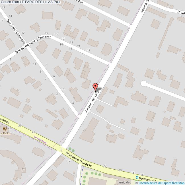 Le parc des LILAS Pau