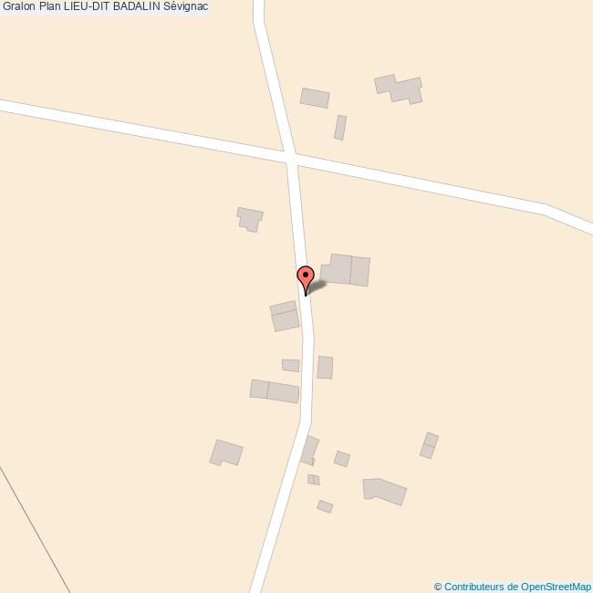 Lieu-dit BADALIN Sévignac