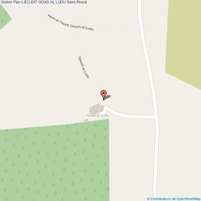 Lieu-dit GOAS AL LUDU Saint-Rivoal