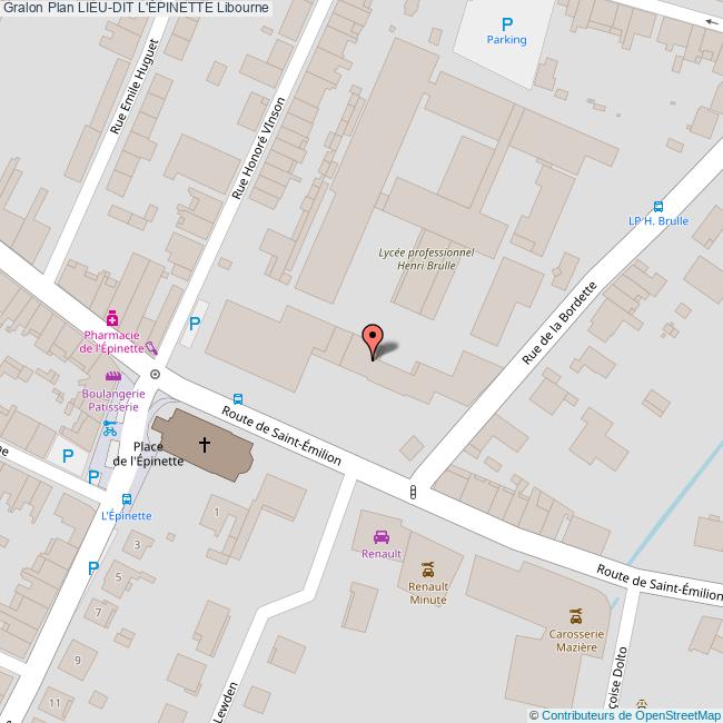 Lieu-dit L'ÉPINETTE Libourne