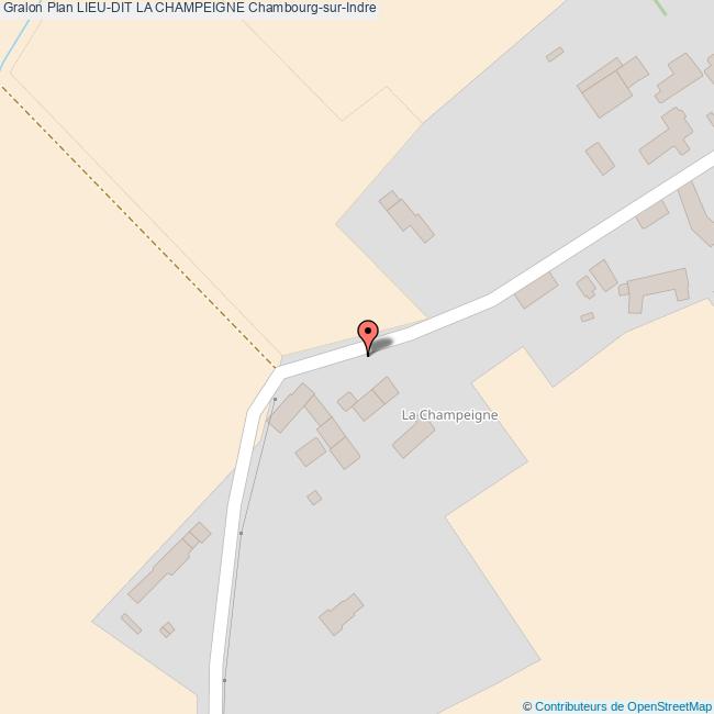 Lieu-dit LA CHAMPEIGNE Chambourg-sur-Indre