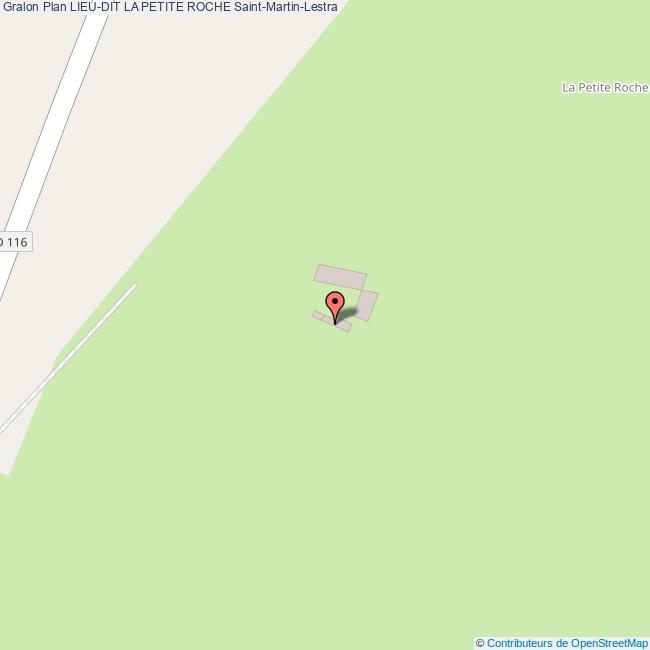 Lieu-dit LA PETITE ROCHE Saint-Martin-Lestra