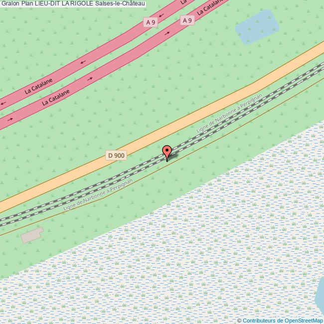 Lieu-dit LA RIGOLE Salses-le-Château