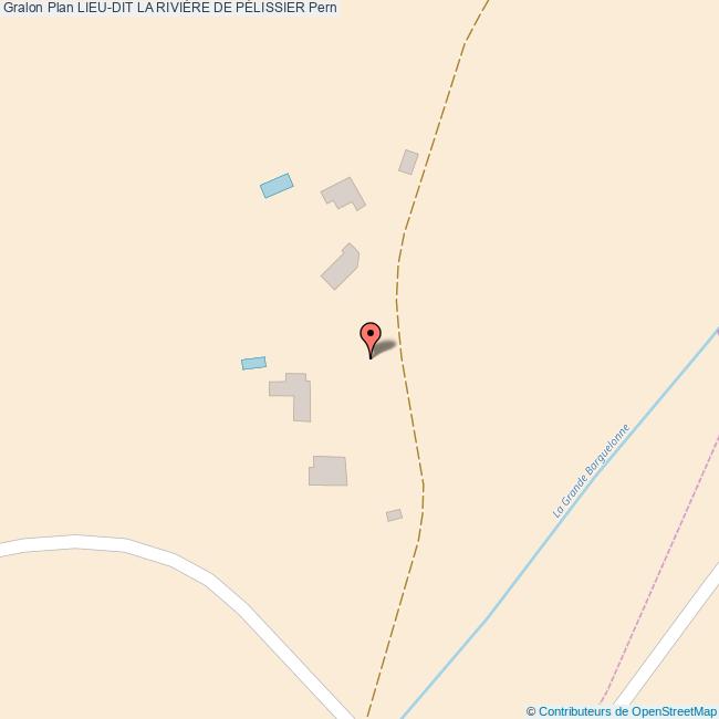 Lieu-dit LA RIVIÈRE DE PÉLISSIER Pern