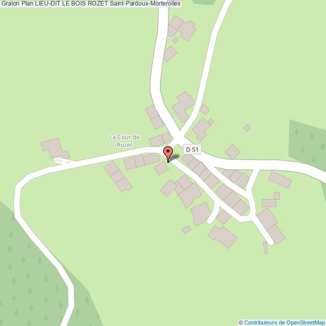 Lieu-dit LE BOIS ROZET Saint-Pardoux-Morterolles