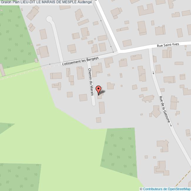Lieu-dit LE MARAIS DE MESPLE Audenge