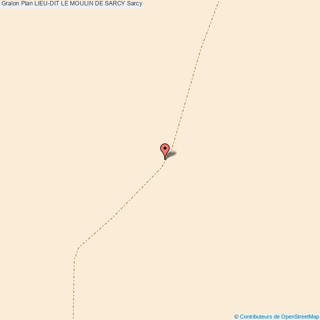 Lieu-dit LE MOULIN DE SARCY Sarcy