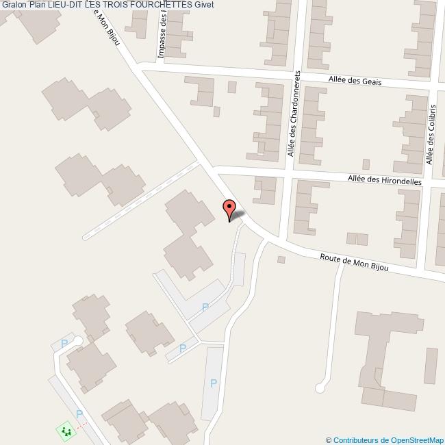 Lieu-dit LES TROIS FOURCHETTES Givet