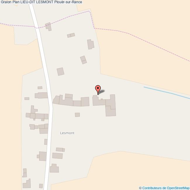 Lieu-dit LESMONT Plouër-sur-Rance