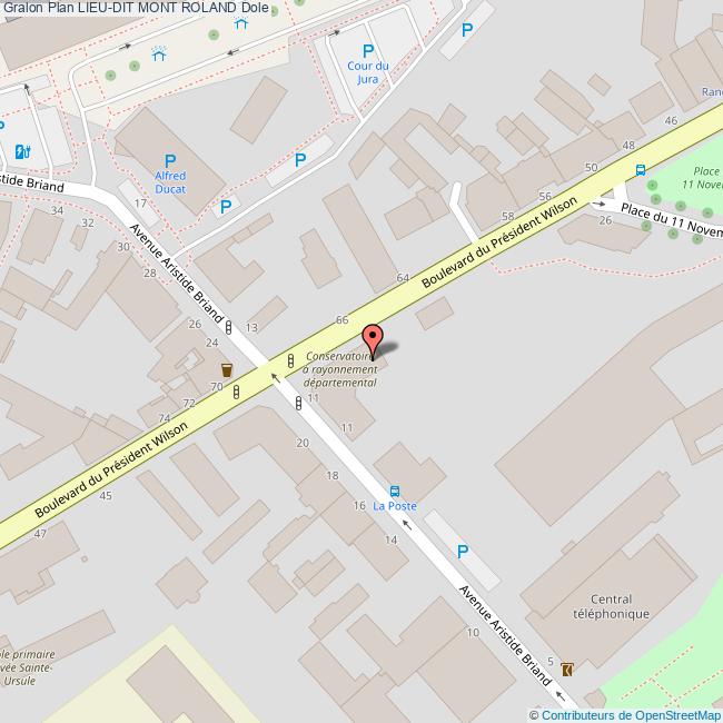 Lieu-dit MONT ROLAND Dole