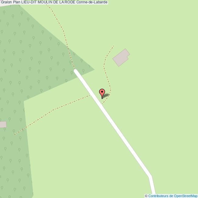 Lieu-dit MOULIN DE LA RODE Conne-de-Labarde