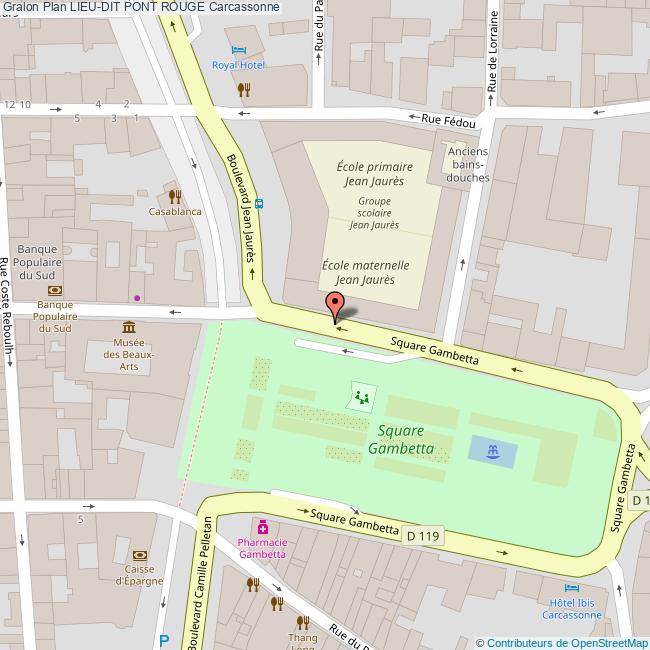 Lieu-dit PONT ROUGE Carcassonne