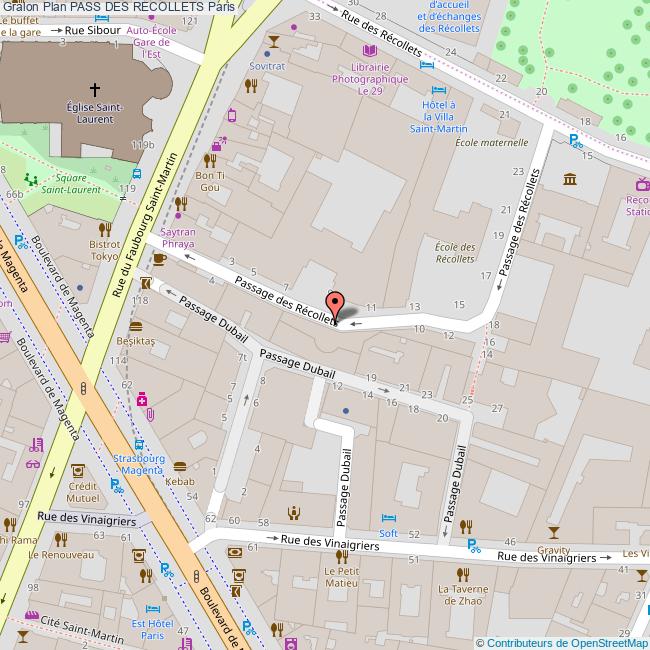 Passage des RECOLLETS Paris