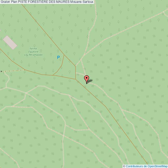 Piste FORESTIÈRE DES MAURES Mouans-Sartoux