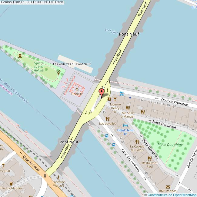 Pl du PONT NEUF Paris