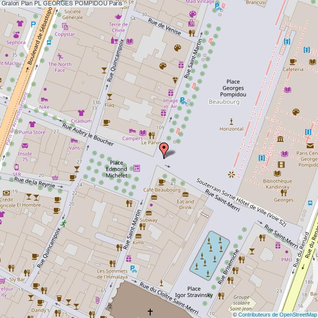 Pl GEORGES POMPIDOU Paris