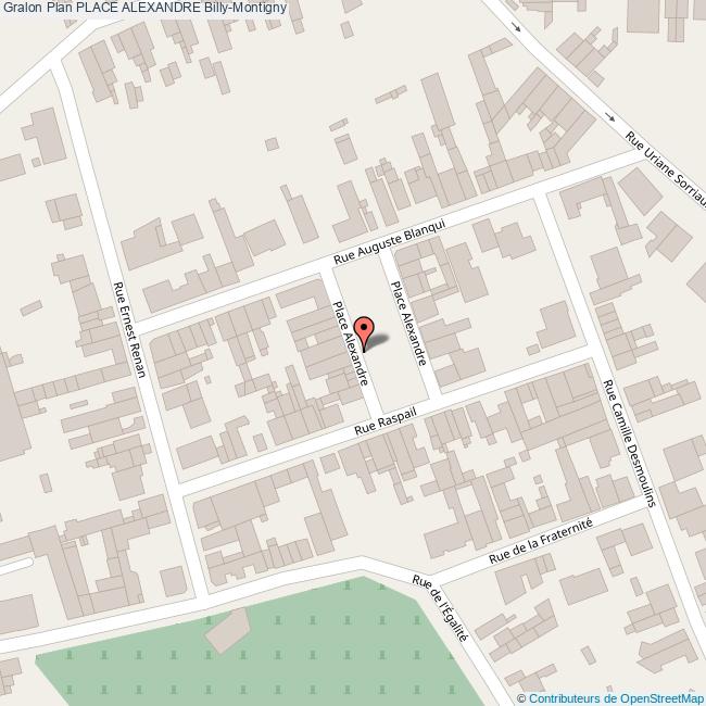 Place ALEXANDRE Billy-Montigny