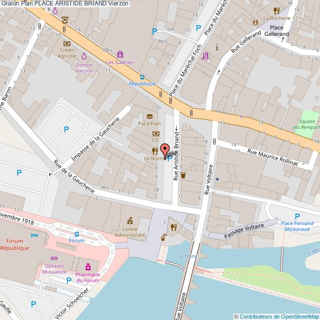 Place ARISTIDE BRIAND Vierzon