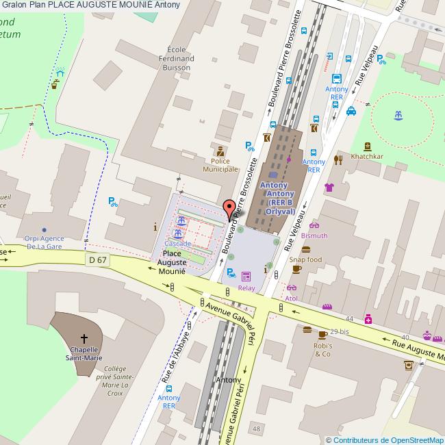 Place AUGUSTE MOUNIÉ Antony