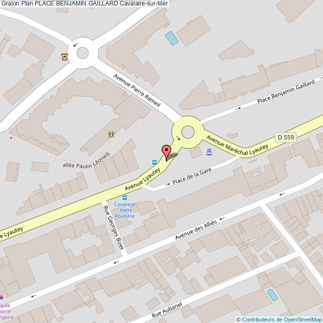 Place BENJAMIN GAILLARD Cavalaire-sur-Mer