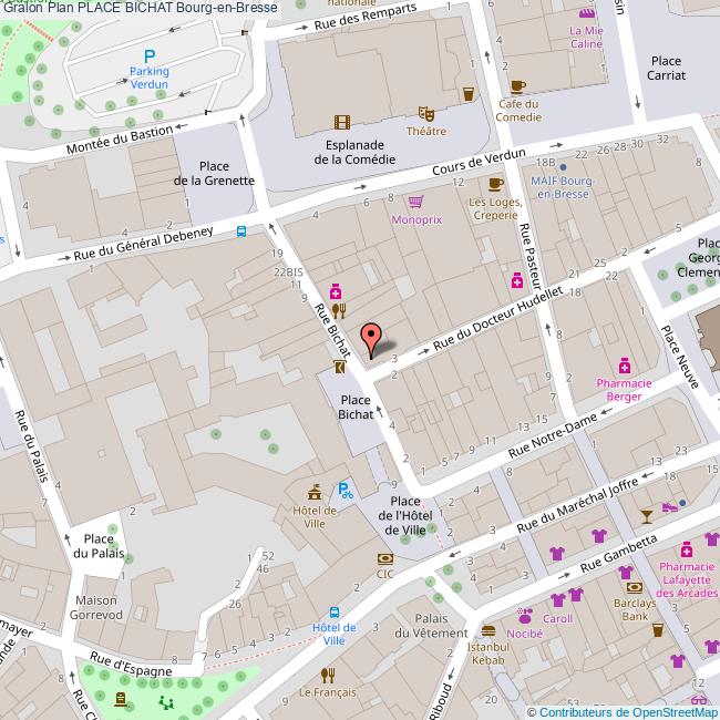 Place BICHAT Bourg-en-Bresse