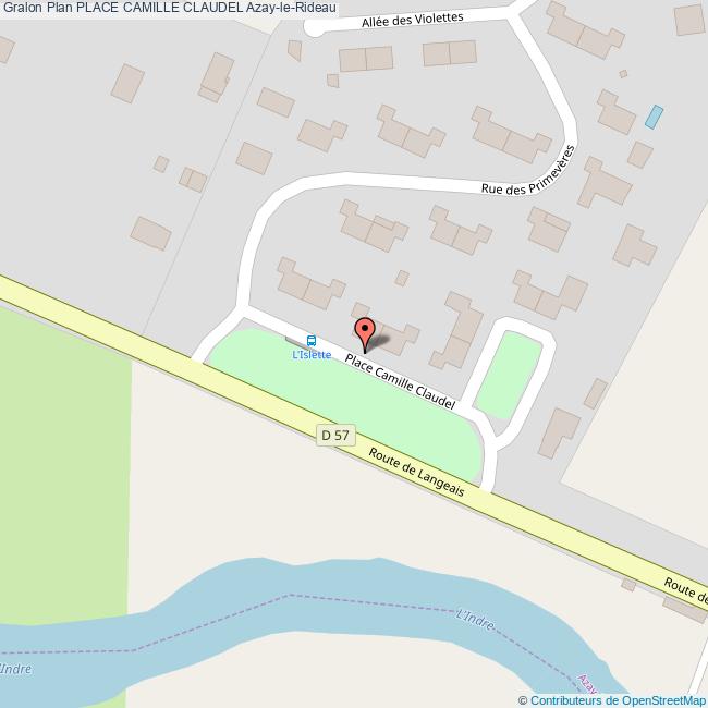 Place CAMILLE CLAUDEL Azay-le-Rideau