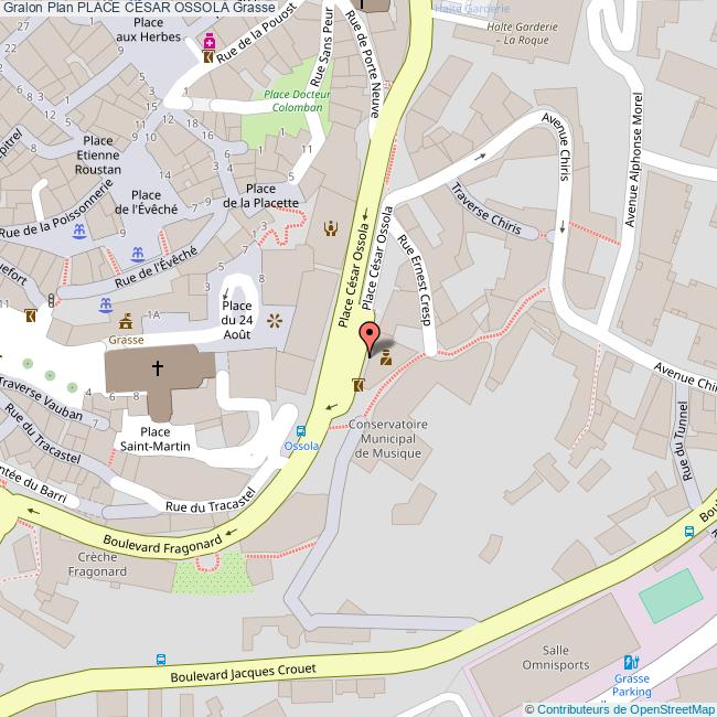 Place CÉSAR OSSOLA Grasse