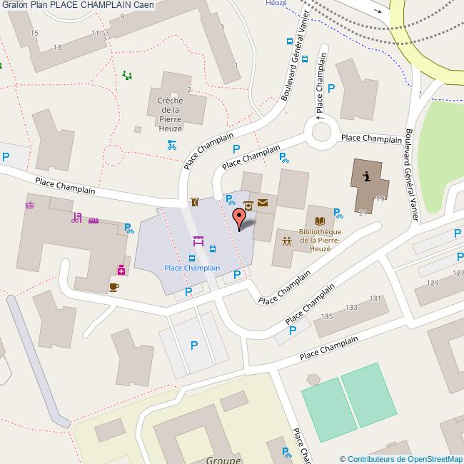 Place CHAMPLAIN Caen
