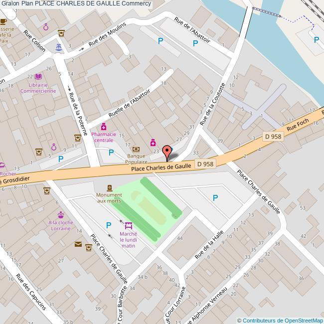 Place CHARLES DE GAULLE Commercy
