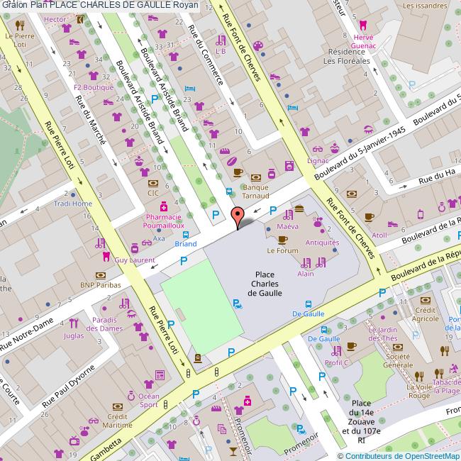 Place CHARLES DE GAULLE Royan