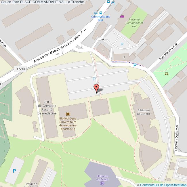 Place COMMANDANT NAL La Tronche