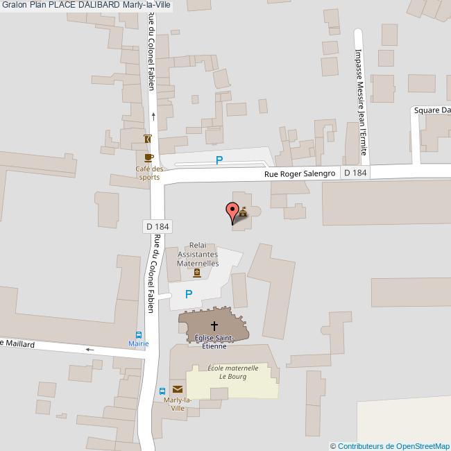 Place DALIBARD Marly-la-Ville