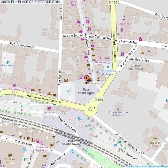 Place de BRETAGNE Redon