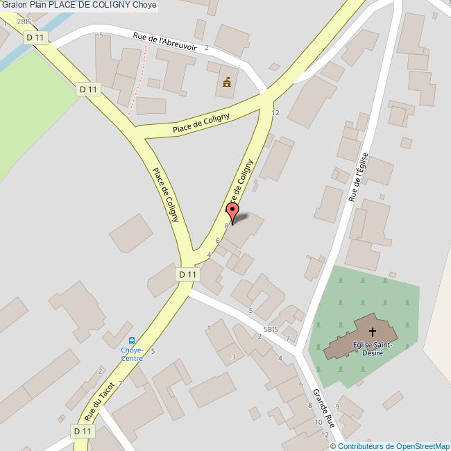 Place de COLIGNY Choye