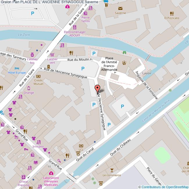 Place de l' ANCIENNE SYNAGOGUE Saverne