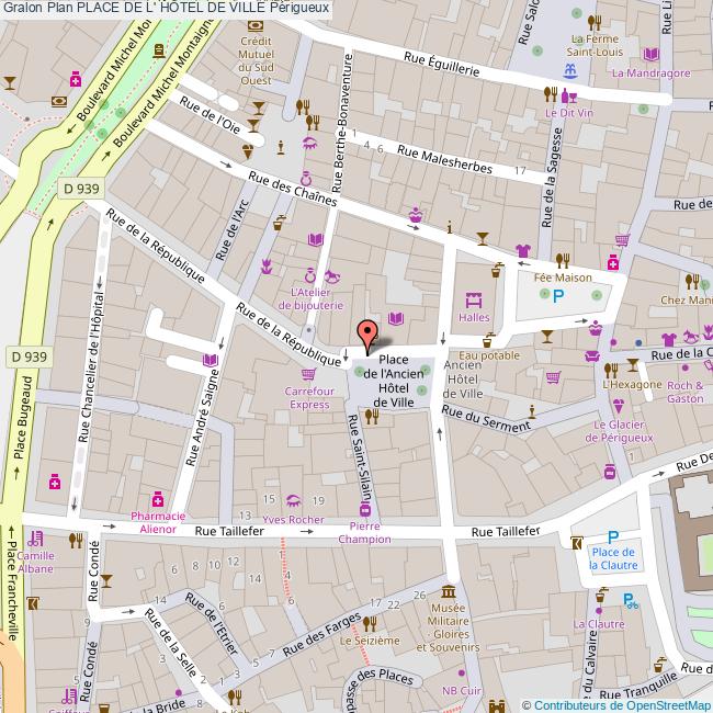 Place de l' HÔTEL DE VILLE Périgueux