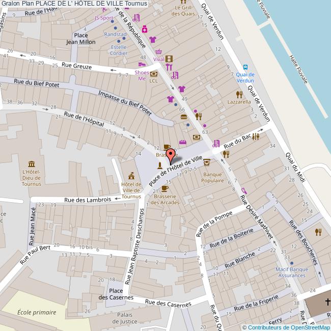 Place de l' HÔTEL DE VILLE Tournus