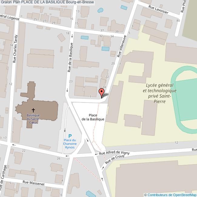 Place de la BASILIQUE Bourg-en-Bresse