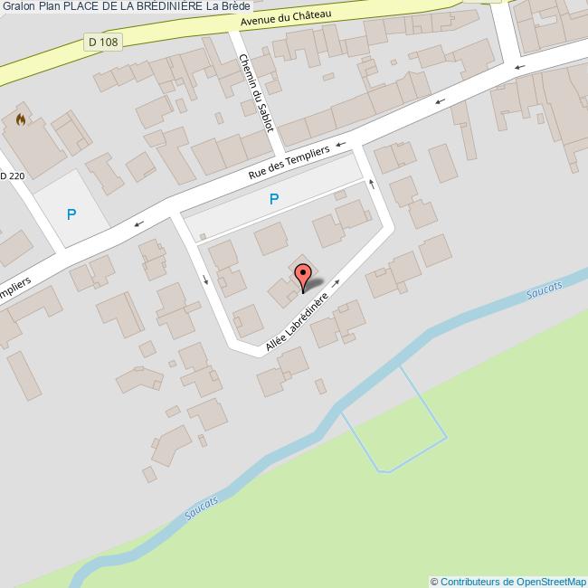 Place de la BRÉDINIÈRE La Brède