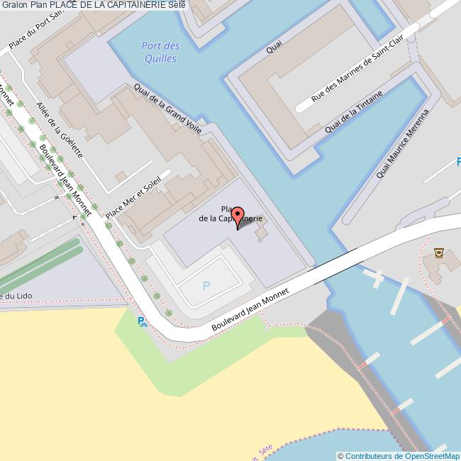 Place de la CAPITAINERIE Sète