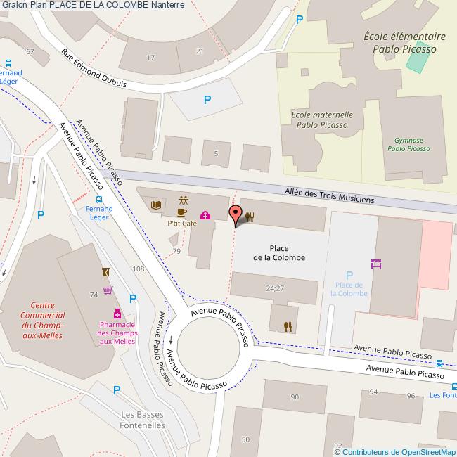 Place de la COLOMBE Nanterre