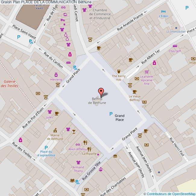 Place de la COMMUNICATION Béthune