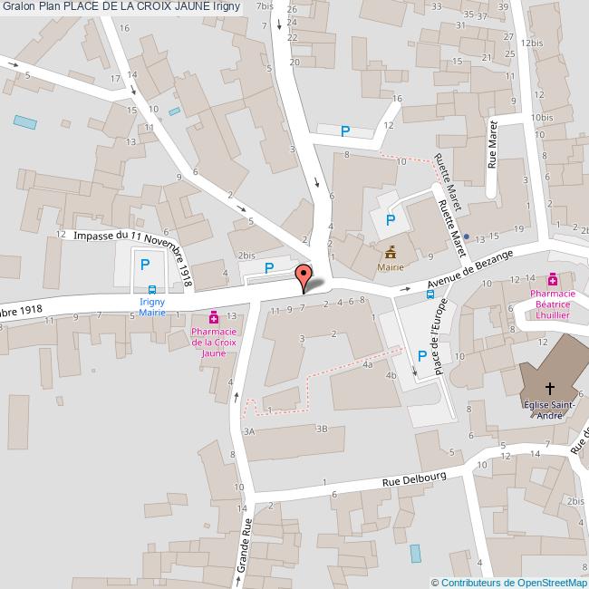 Place de la CROIX JAUNE Irigny