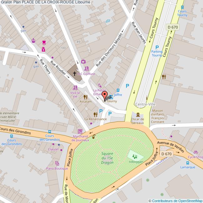 Place de la CROIX-ROUGE Libourne