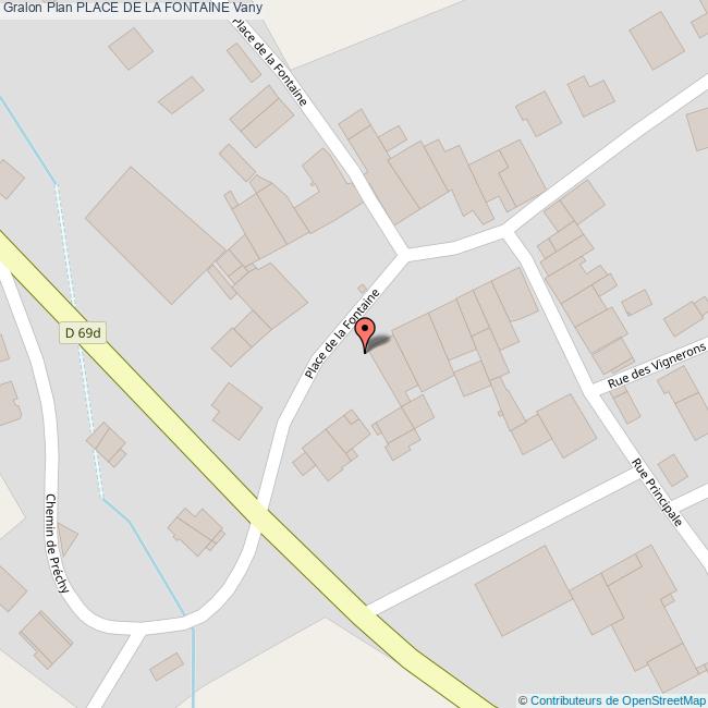 Place de la FONTAINE Vany