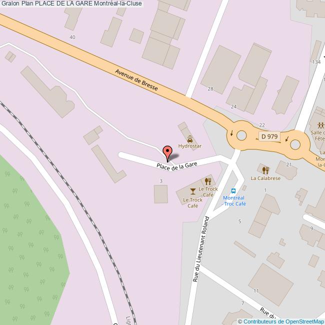Place de la GARE Montréal-la-Cluse